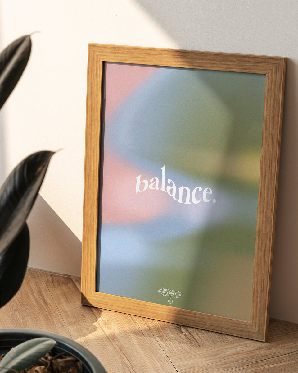 Balance Poster 02 (Digital Download) – Sienna Studios